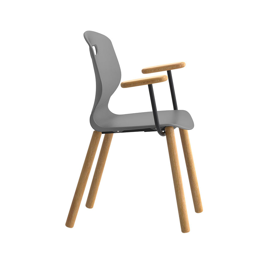 Arc Wooden Four Leg Chair With or Without Arms – Morleys (Bicester) Ltd